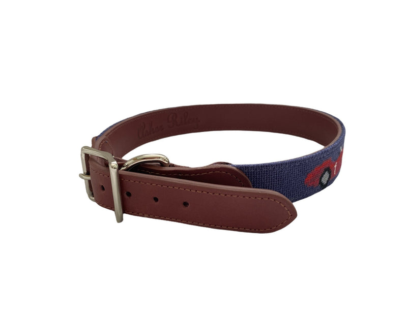 RACE CAR NEEDLEPOINT DOG COLLAR™ – Asher Riley