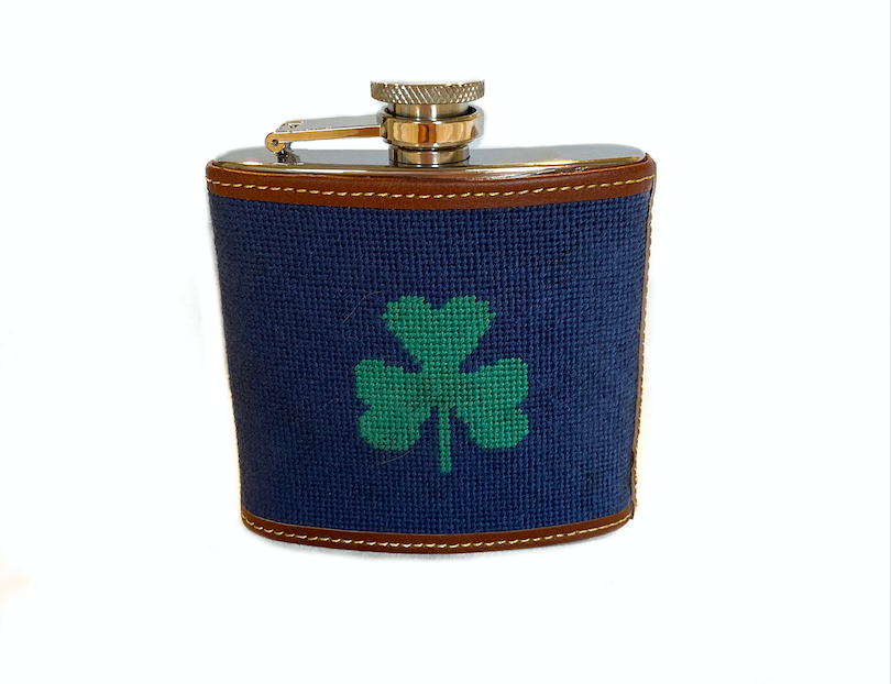 CLOVER NEEDLEPOINT FLASK™ – Asher Riley