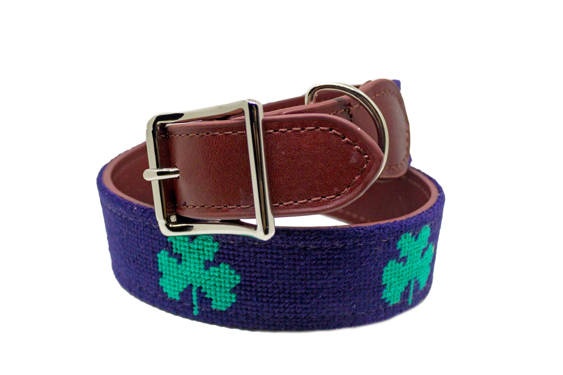 SHAMROCK NEEDLEPOINT DOG COLLAR™ – Asher Riley