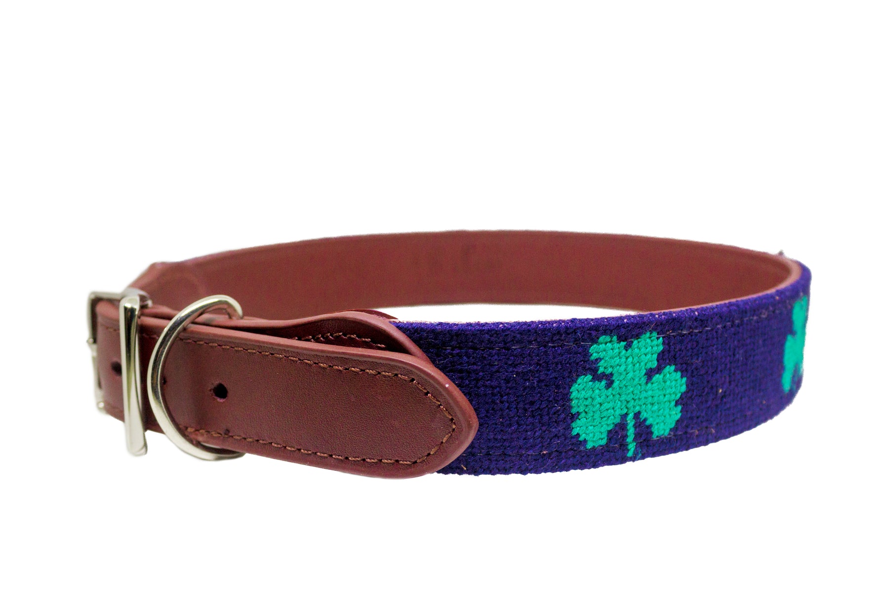 SHAMROCK NEEDLEPOINT DOG COLLAR™ – Asher Riley