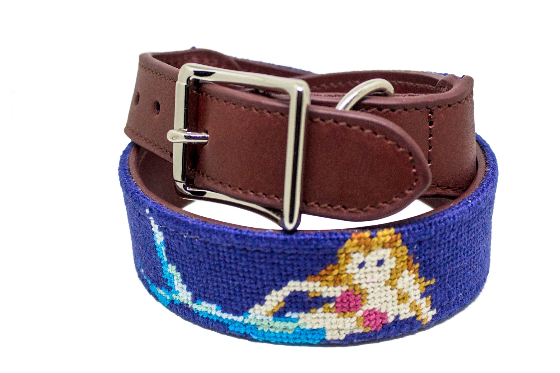 MERMAID NEEDLEPOINT DOG COLLAR™ – Asher Riley