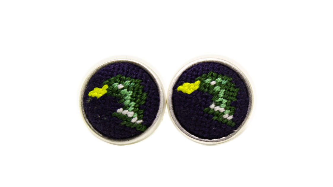 Mallard Needlepoint Cufflinks – Asher Riley