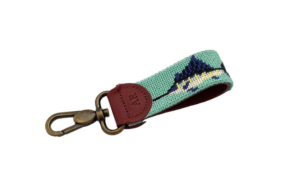 MARLIN NEEDLEPOINT KEY FOB™ – Asher Riley