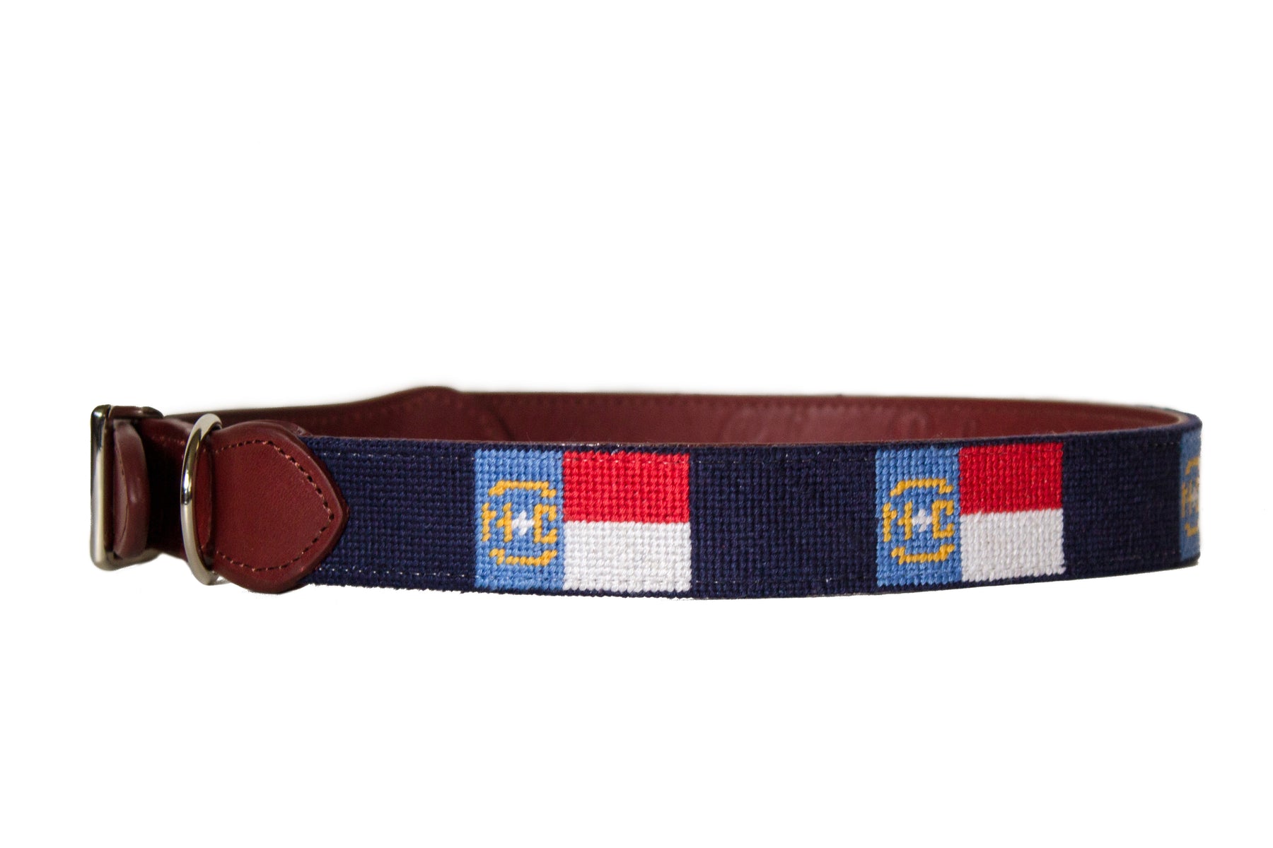 NORTH CAROLINA FLAG NEEDLEPOINT DOG COLLAR™ – Asher Riley