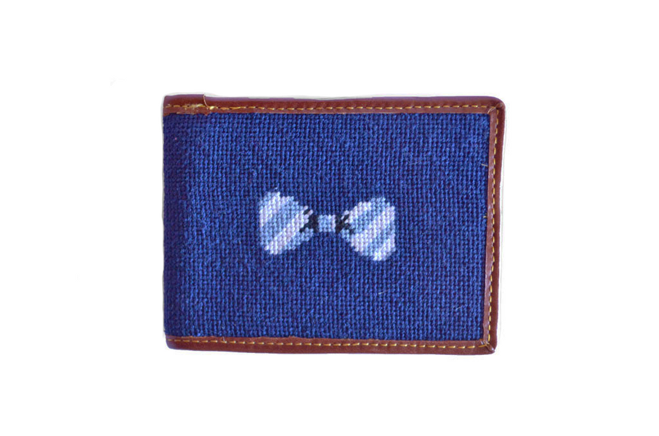 BOW TIE NEEDLEPOINT WALLET™ – Asher Riley